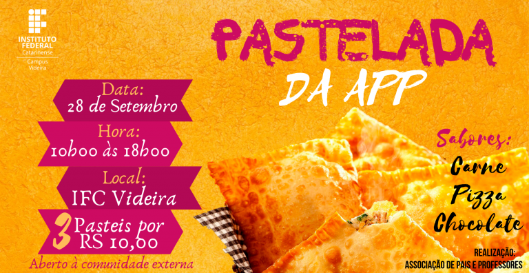 APP promove Pastelada neste sábado (28)
